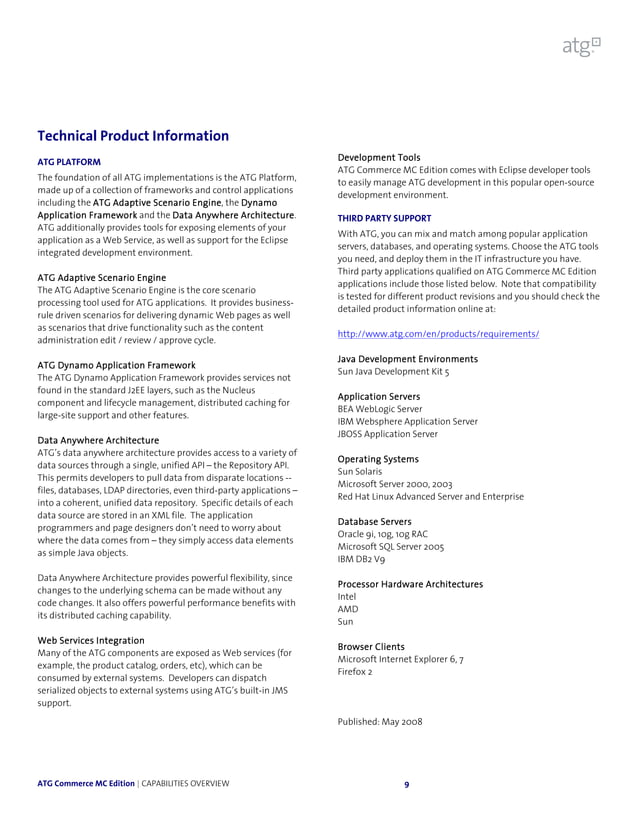 ATG Commerce: Full Capabilities Overview | PDF | Computing | Technology ...