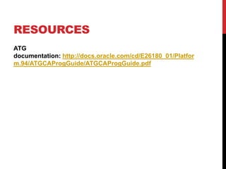 Oracle eCommerce (ATG) Database Best Practices | PPTX