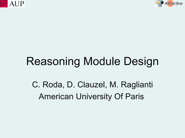 Reasoning Module Design | PDF