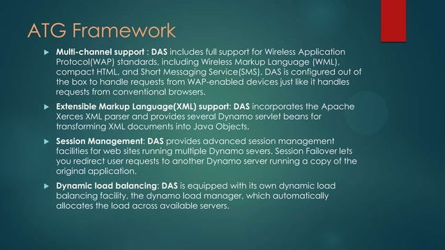 ATG Framework,Formhandlers,Pricing | PPTX | Web Development | Internet