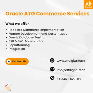 Our ATG services - ALt digital technologies | PDF