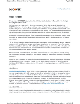 Ath announcement | PDF | Credit Cards | Personal Debt