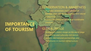 Development of tourism in india project pptx | PPTX