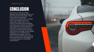 Modern trends in automobile industries , Self Driving Connected Car ...