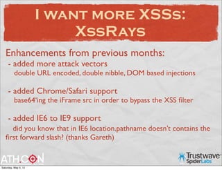 Advances in BeEF - AthCon2012 | PDF | Web Development | Internet