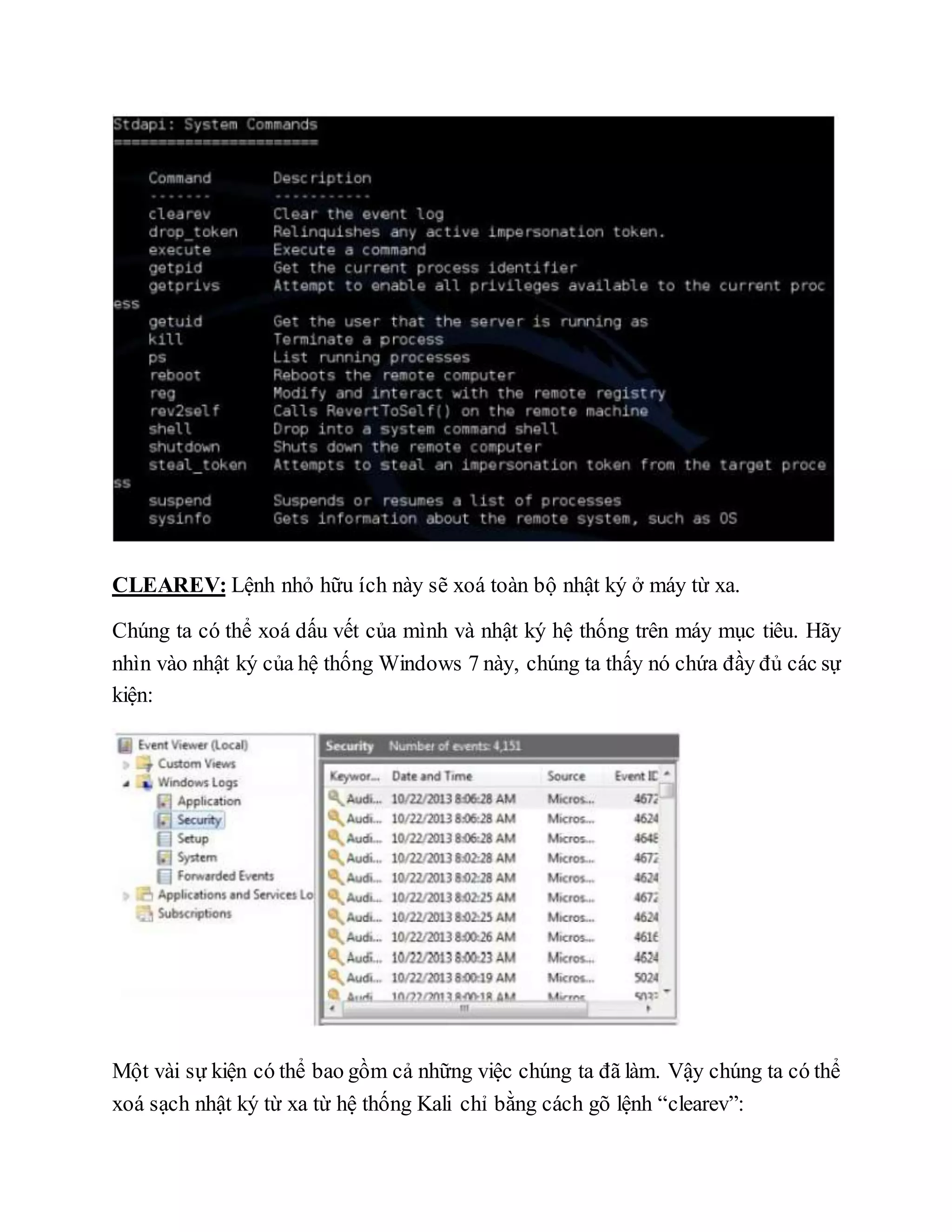 TÌM HIỂU VỀ METASPLOIT TRONG KALI LINUX - Thái Tuấn | DOCX