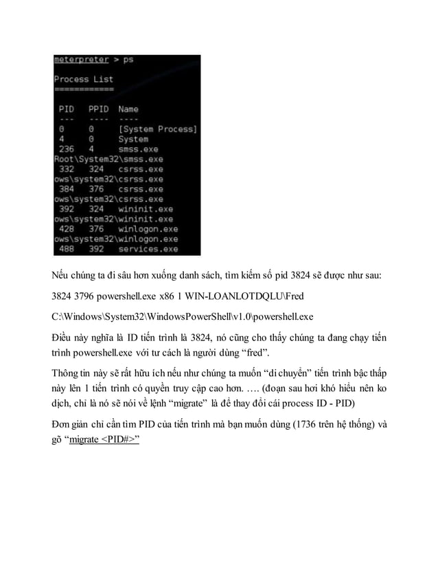 TÌM HIỂU VỀ METASPLOIT TRONG KALI LINUX - Thái Tuấn | DOCX