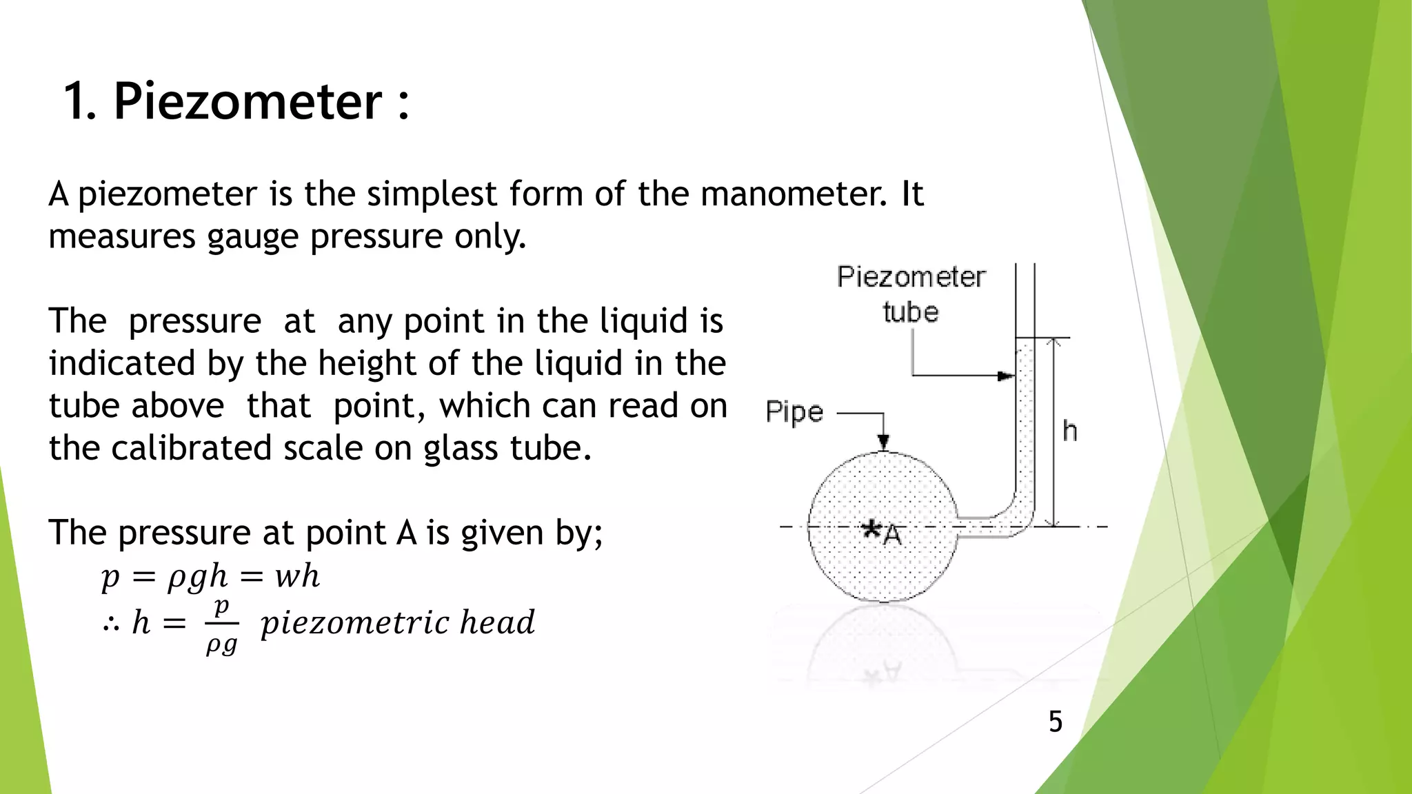 Manometer | PPTX