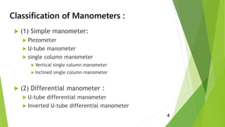 Manometer | PPTX