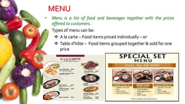 ROLES AND RESPONSIBILITIES OF FOOD AND BEVERAGE PERSONNEL | PPTX | Bars & Restaurants | Attractions