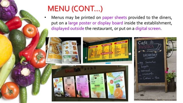 ROLES AND RESPONSIBILITIES OF FOOD AND BEVERAGE PERSONNEL | PPTX | Bars & Restaurants | Attractions