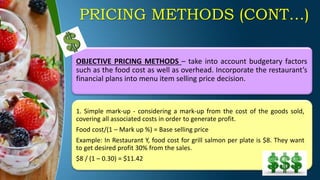 FACTORS AFFECTING MENU DESIGN AND PLANNING | PPTX