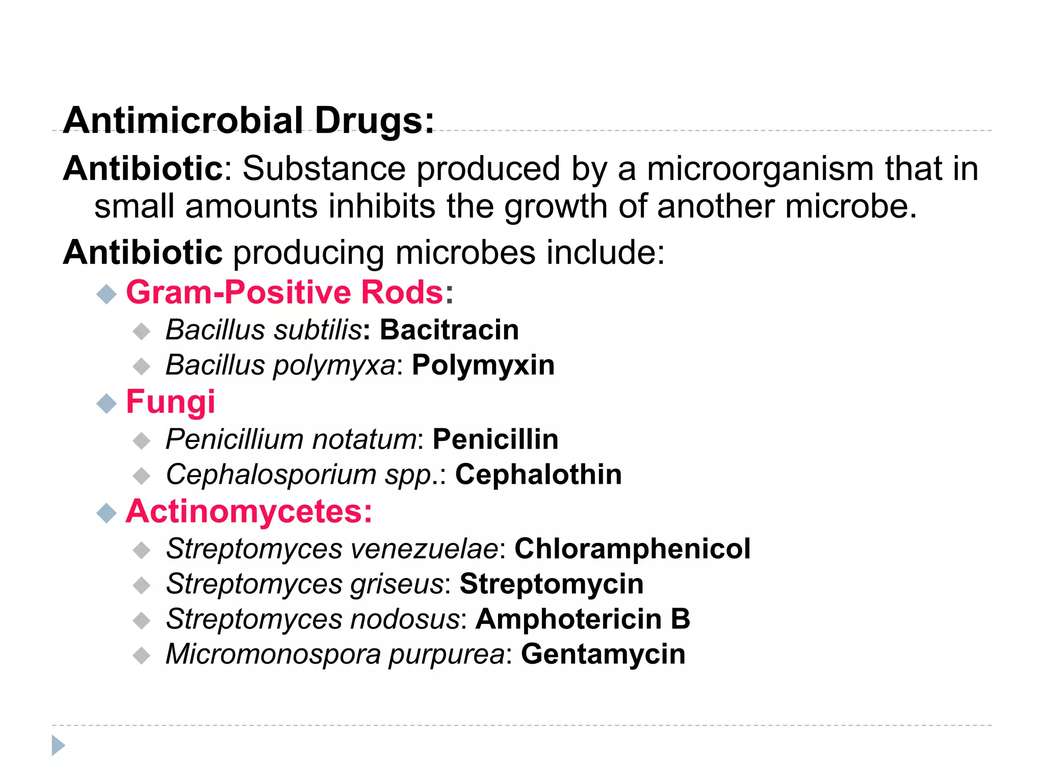ANTIMICROBIAL DRUGS | PPTX