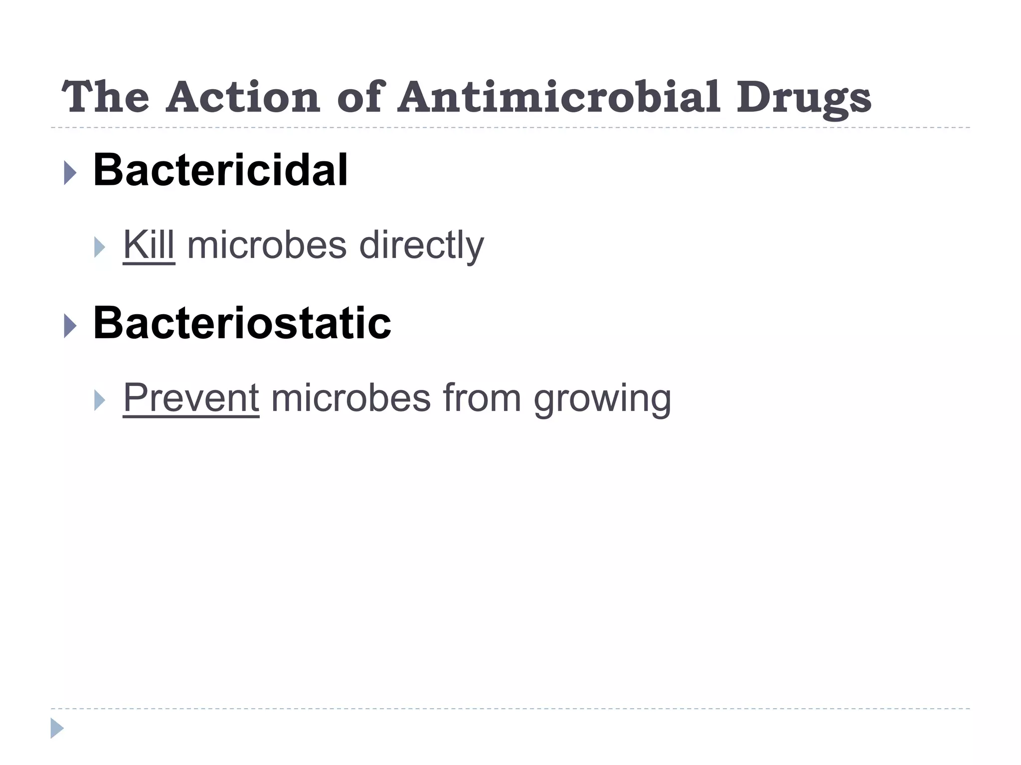 ANTIMICROBIAL DRUGS | PPT
