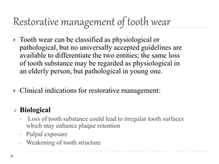 TOOTH WEAR | PPTX