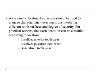 TOOTH WEAR | PPTX