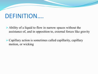 Fluid Properties Density , Viscosity , Surface tension & Capillarity | PPTX