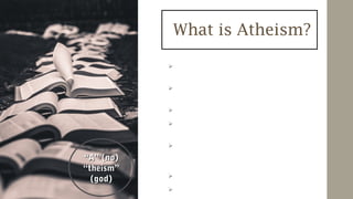 Atheism | ODP