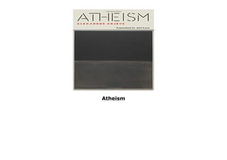 Atheism | PDF