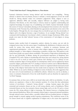 Atheism explained (lamnan 2011) | PDF