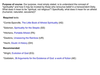 Atheism and Spirituality | ODP | Spirituality | Religion & Spirituality