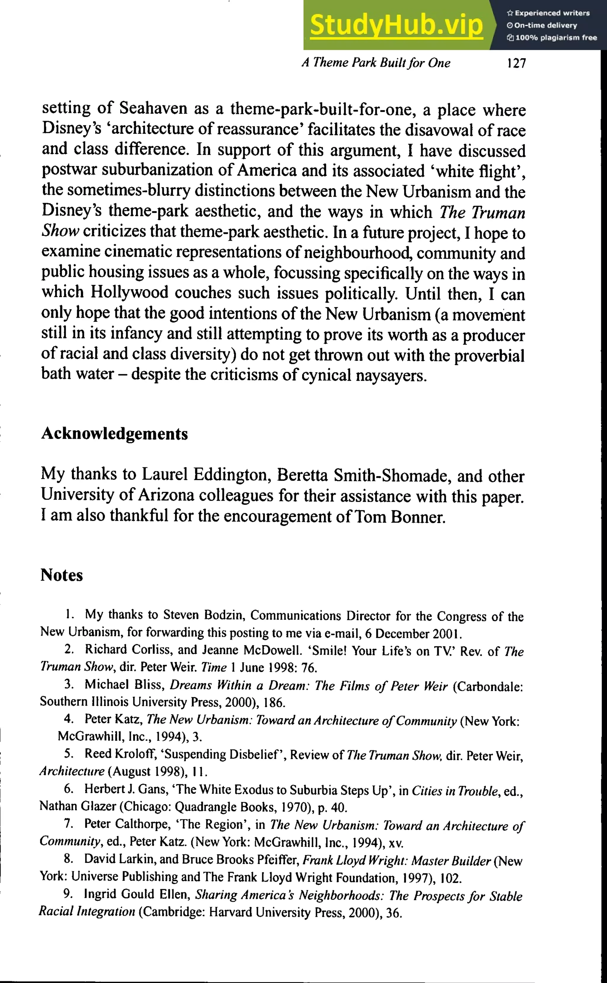 A Theme Park Built For One The New Urbanism Vs. Disney Design In The ...