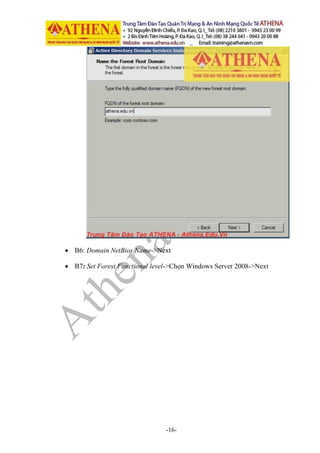 Athena lab+windows+2k8 | PDF