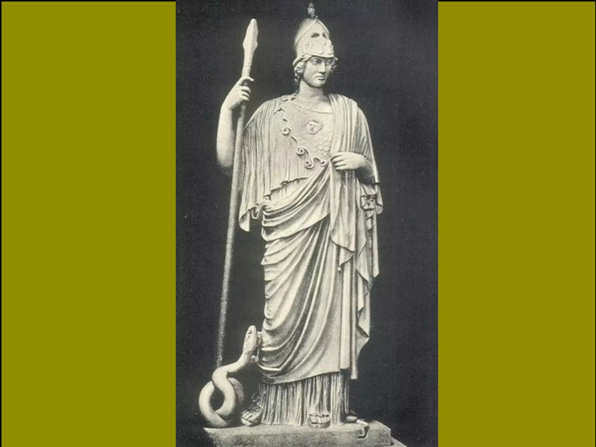 Athena and snake | KEY