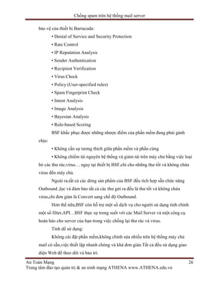 Athena chong spam e mail | PDF