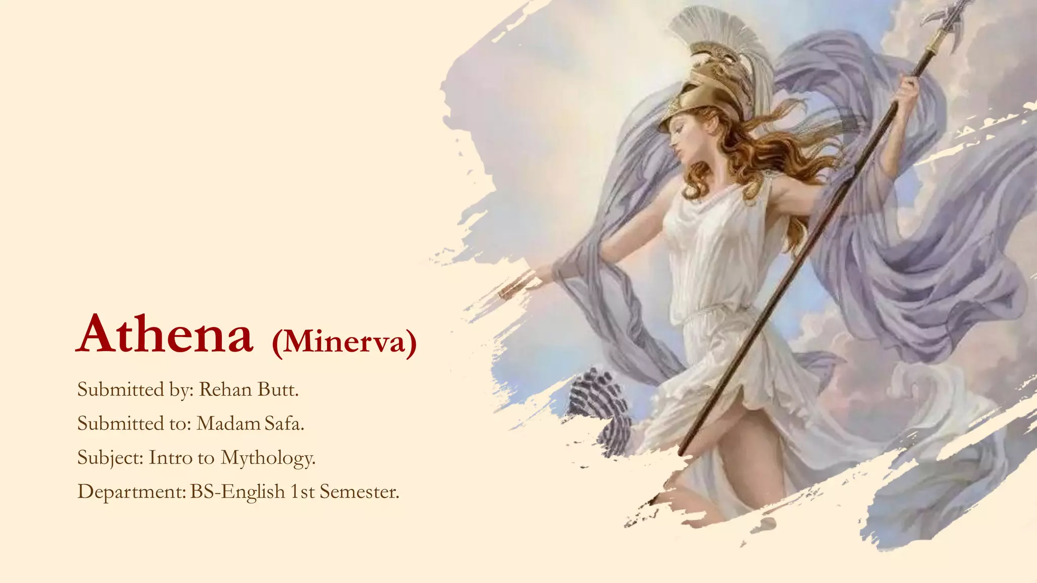 Athena Goddess - Presentation Slides - By Rehan Butt | PDF
