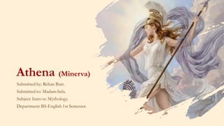 Athena Goddess - Presentation Slides - By Rehan Butt | PDF