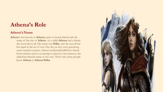 Athena Goddess - Presentation Slides - By Rehan Butt | PDF