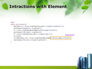 Athena, Android UI Testing Platfrom | PPT