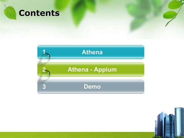Athena, Android UI Testing Platfrom | PPT Athena, Android UI Testing Platfrom | PPT