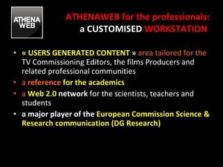 Athena web kathleen-van-damme | PPT