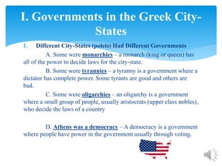 Athenian democracy democracy in athens notes | PPTX