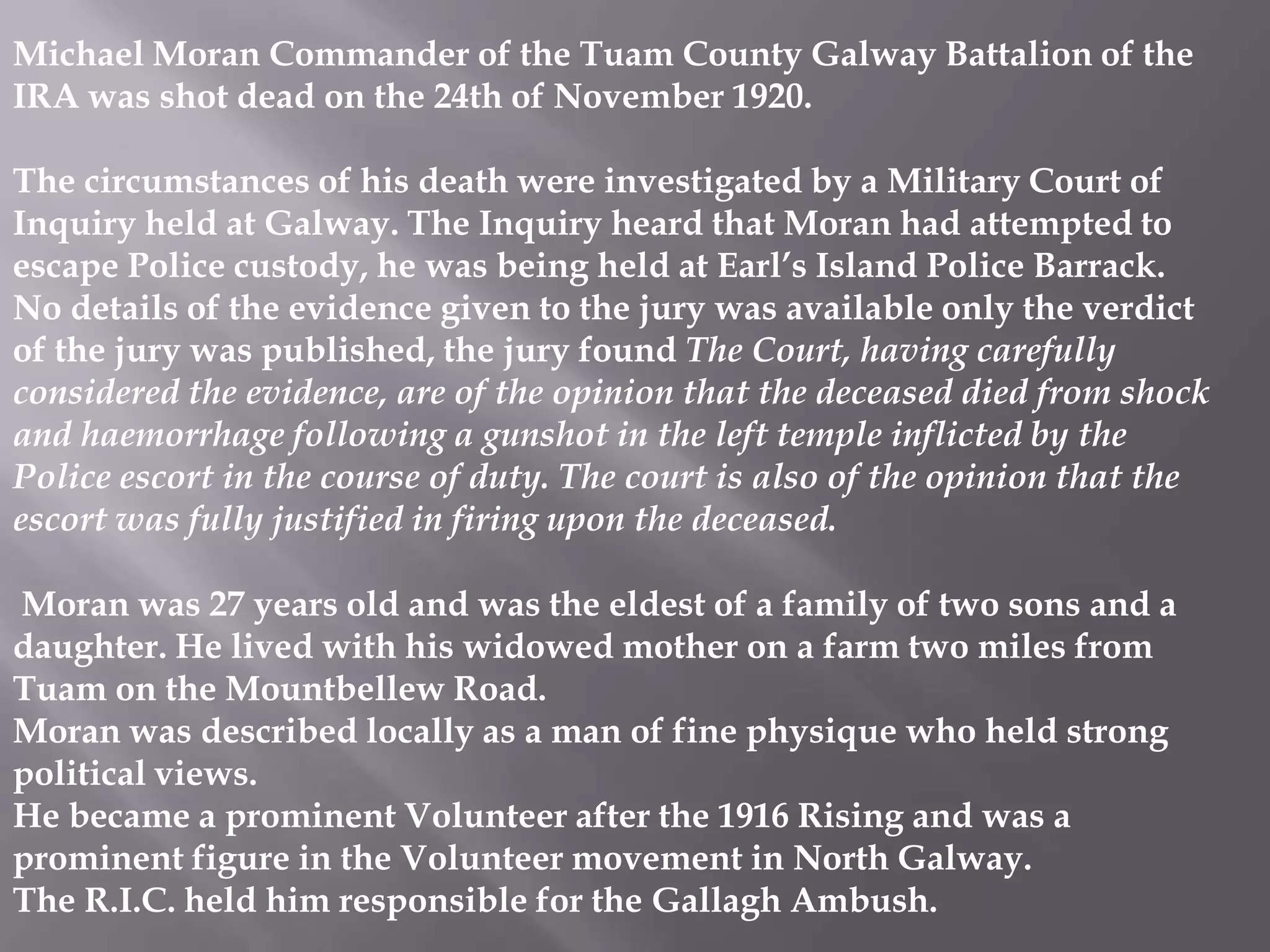 Athenry road power point | PPTX