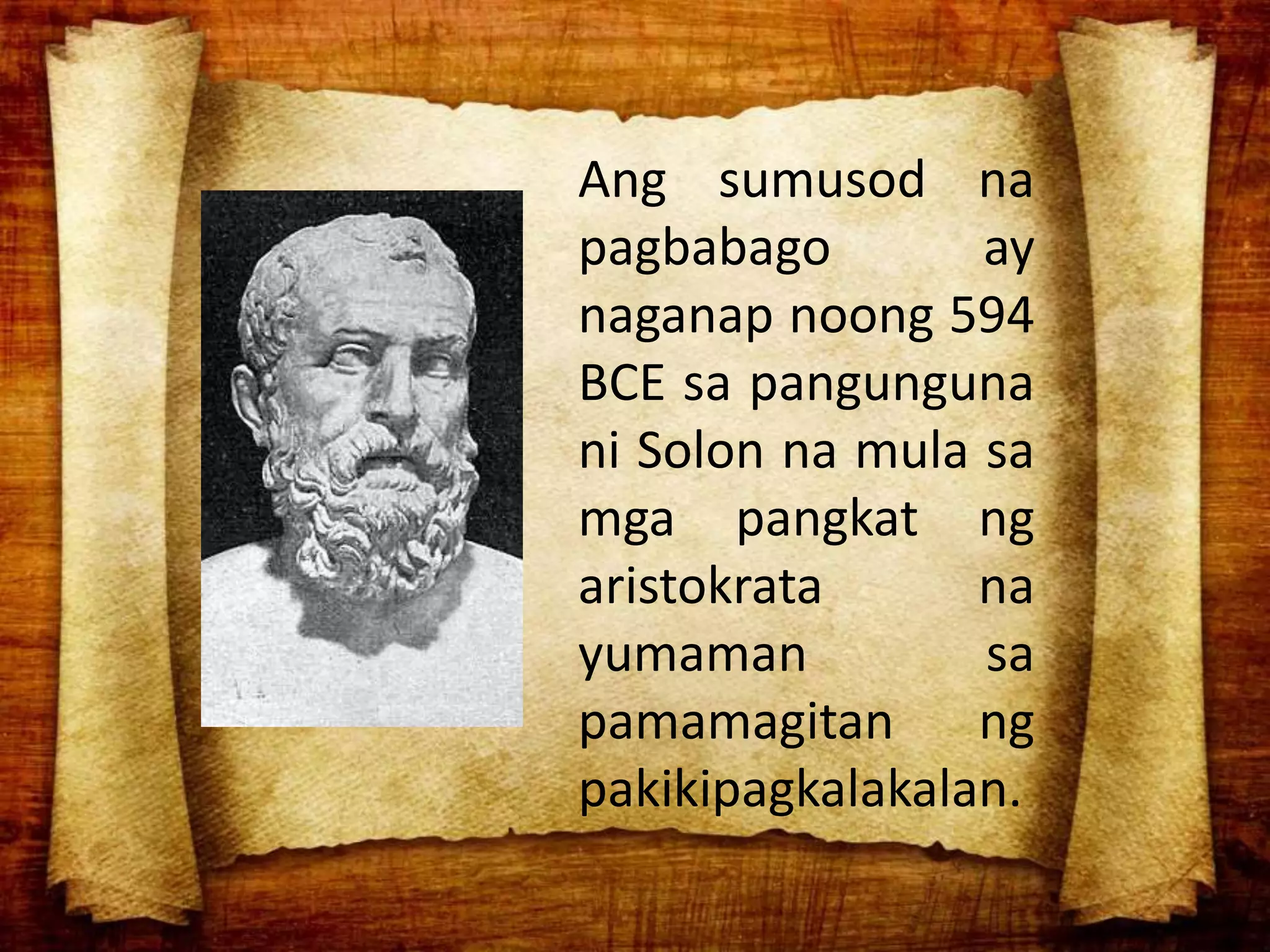 Athens at ang Pag-unlad Nito | PPTX