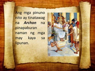 Athens at ang Pag-unlad Nito | PPTX