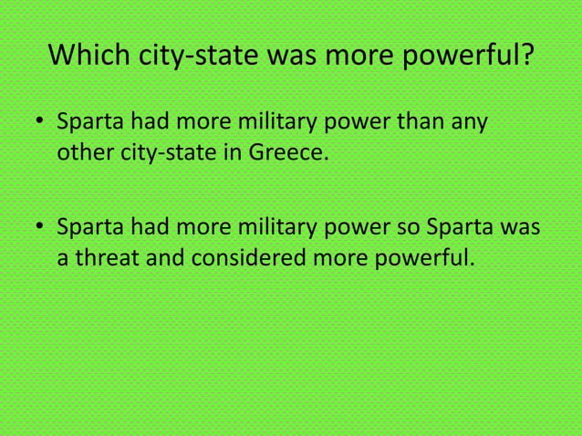 Athens and Sparta slideshare | PPTX