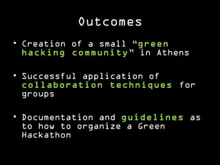 Athens Green Hackathon | PPT