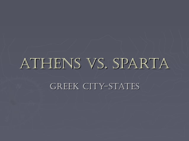 Athens V Sparta | PPT