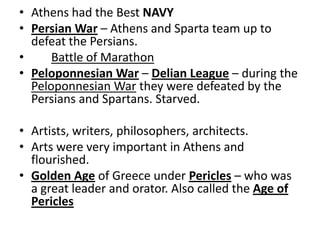 Intro to Athens & Sparta Notes #2 | PPT