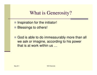 A Theology of Stewardship | PPT