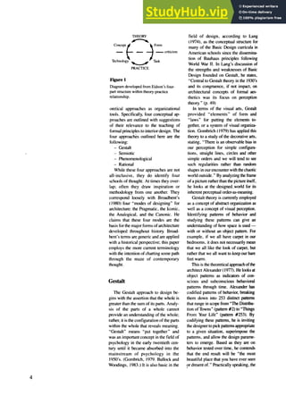 A Theoretical Base For Interior Design A Review Of Four Approaches From ...