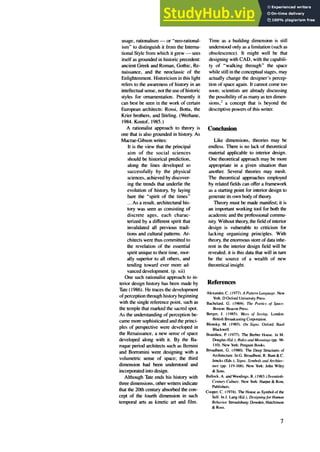 A Theoretical Base For Interior Design A Review Of Four Approaches From ...