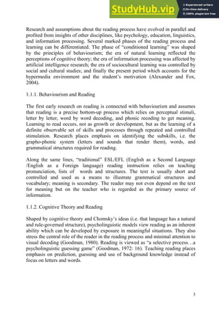 A Theoretical Framework For Developing Reading Materials For ...
