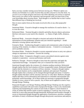 A Theory Of Design Thinking | PDF