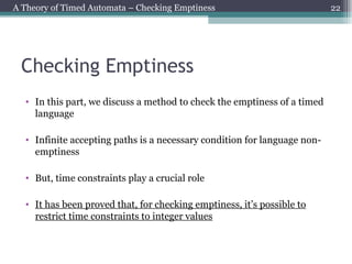 A theory of timed automata | PPT