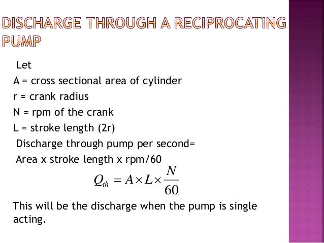 Centrifugal & reciprocating pumps